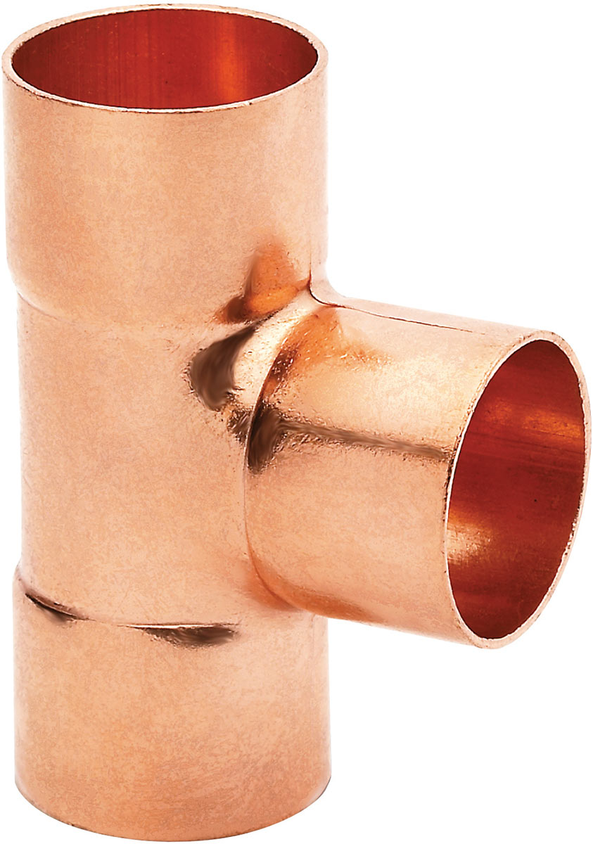 Copper End Feed Equal Tee (Pack of 10) – Elegant Haven- Bathroom Store