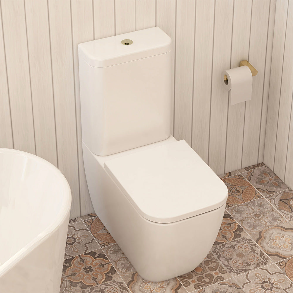 Essence closed back close coupled pan and cistern (pan height 400mm ...