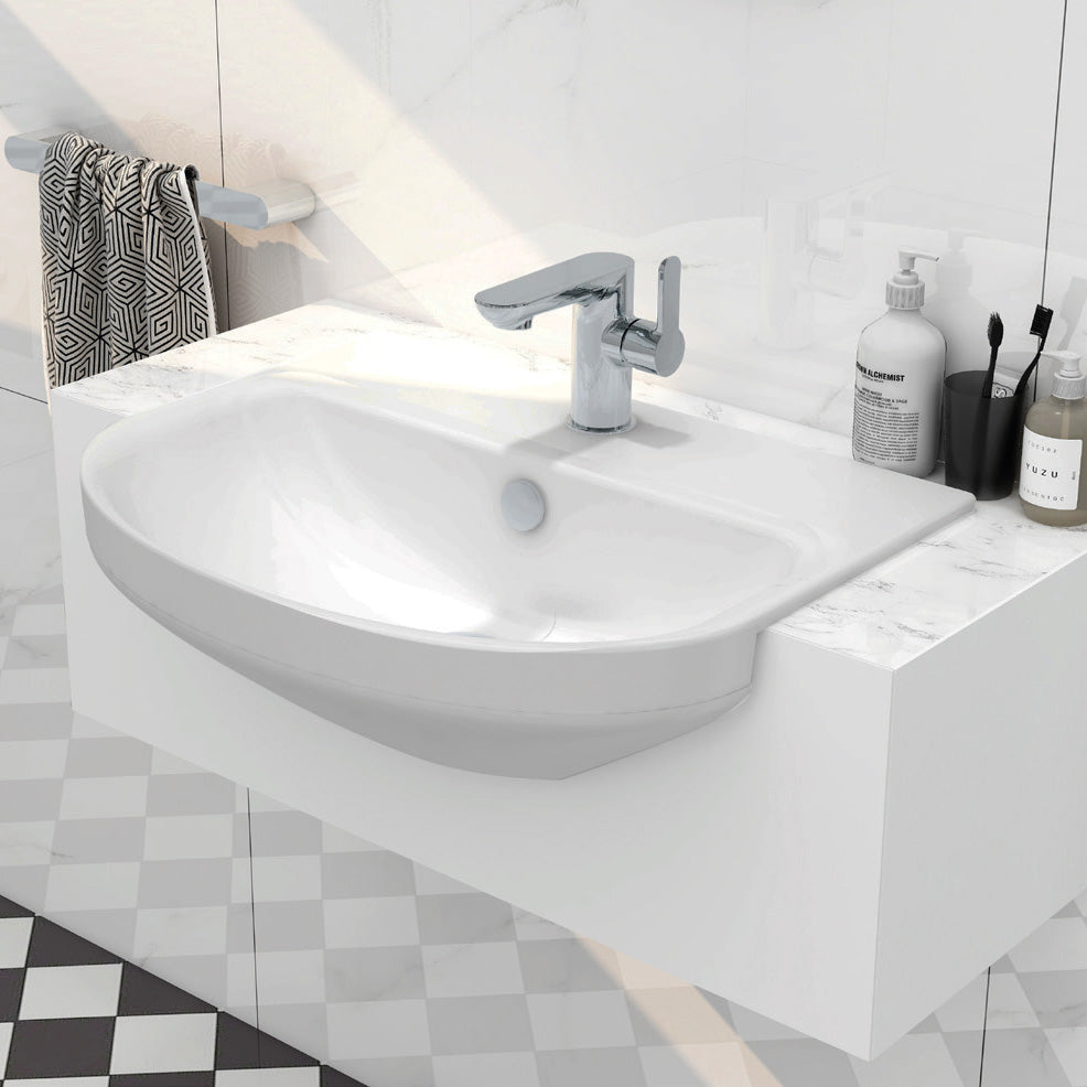 Alma Standard Semi Countertop Basin – Elegant Haven- Bathroom Store